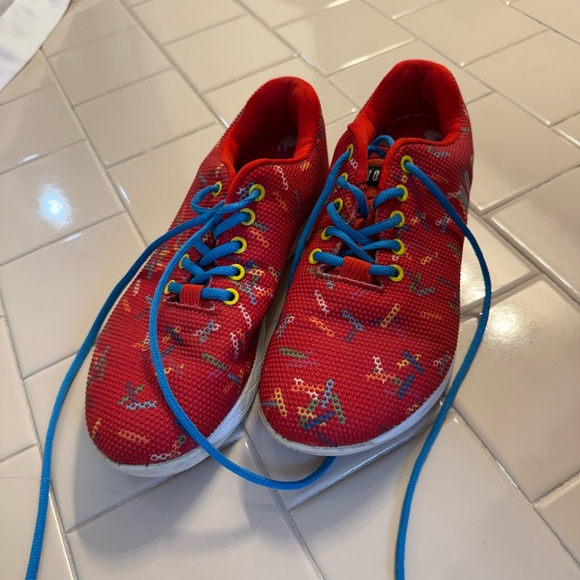 NOBULL | Shoes | Nobull Red And Blue Athletic Shoes With Laceup Design ...